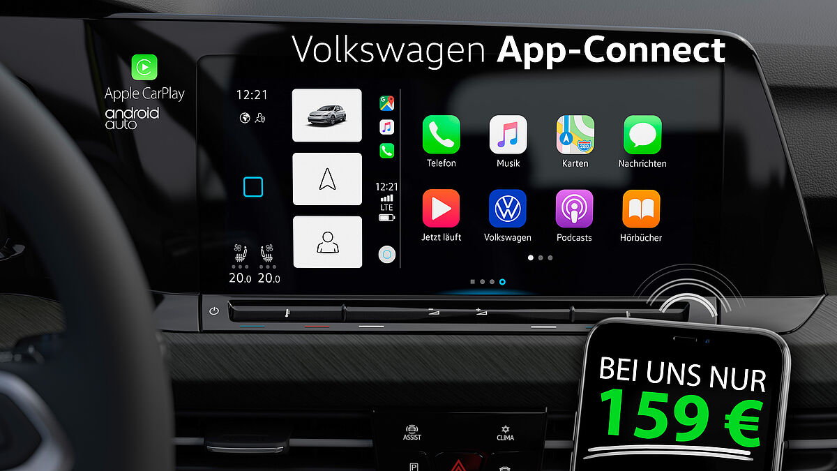 Volkswagen App-Connect zum Sonderpreis